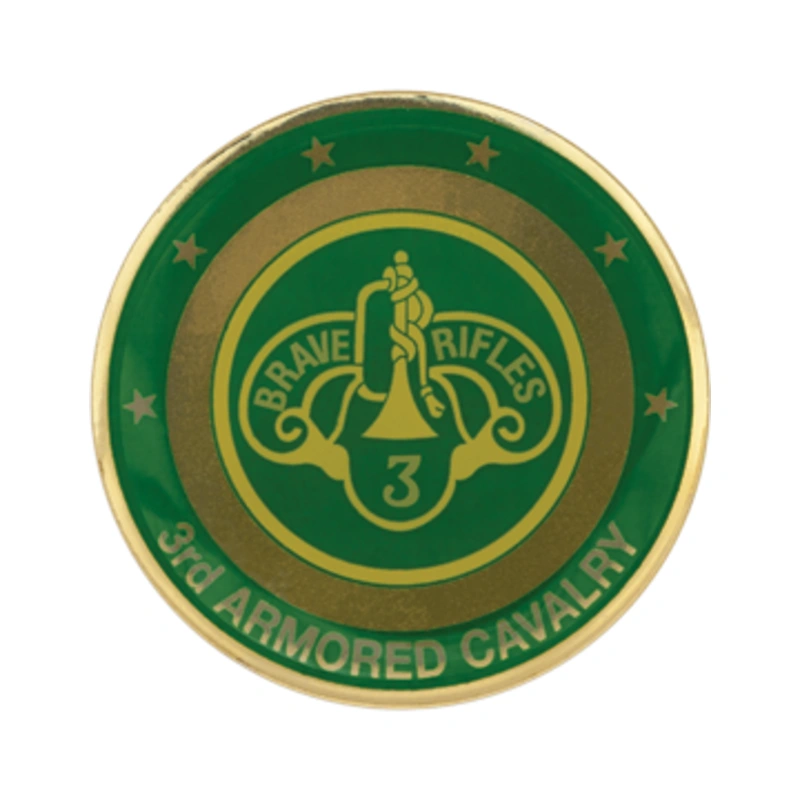 3rd Armored Cavalry Challenge Coin - Military Insignia & Tactical Gear Hub